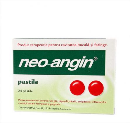 Neo Angin 24 pastile - la pret mic | Pfarma.ro