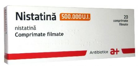 NISTATINA x 20 COMPR. FILM. 500.000ui ANTIBIOTICE SA - Vezi prospectul ...