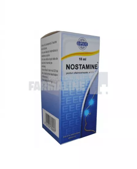 Nostamine Picaturi oftalmice 10 ml - la pret mic | Pfarma.ro