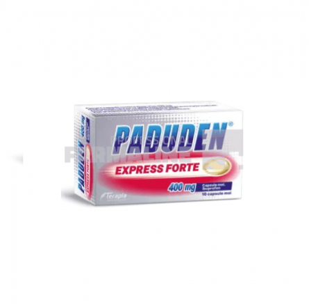 Paduden Express Forte 400 mg 10 capsule moi - la pret mic | Pfarma.ro