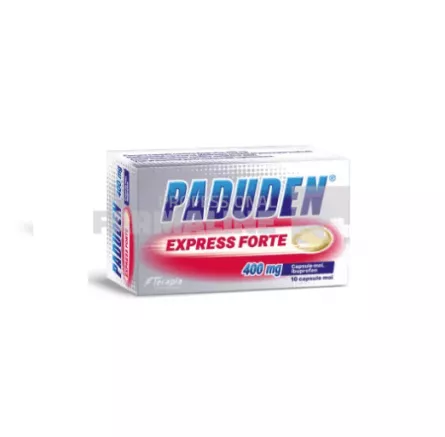 Paduden Express Forte 400 mg 10 capsule moi - la pret mic | Pfarma.ro