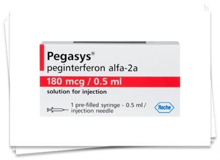 PEGASYS 180 mcg/0,5ml x 1 SOL. INJ. IN SERINGA PREUMPLUT 180mcg/0,5ml ...