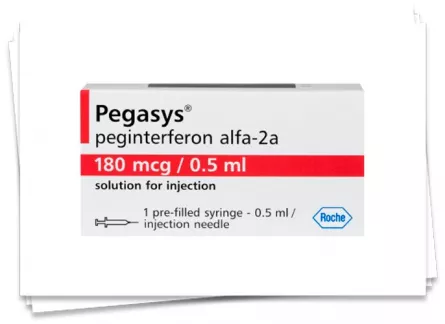 PEGASYS 180 mcg/0,5ml x 1 SOL. INJ. IN SERINGA PREUMPLUT 180mcg/0,5ml ...