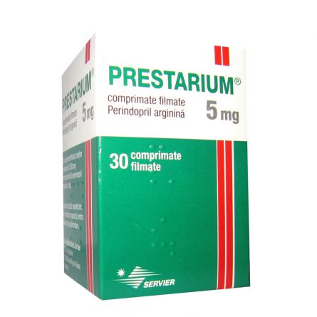 PRESTARIUM 5 mg x 30 COMPR. FILM. 5mg LES LAB. SERVIER IND - Vezi ...