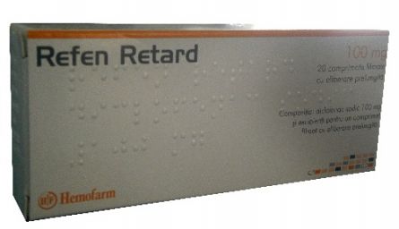 REFEN RETARD 100 mg X 20 - Vezi prospectul | Pfarma.ro