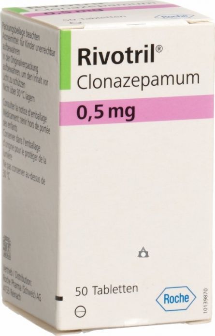 RIVOTRIL 0,5mg x 50 COMPR. ROCHE ROMANIA S.R.L. - Vezi prospectul ...