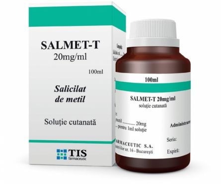 Salmet-T solutie cutanata 20mg/ml - la pret mic | Pfarma.ro