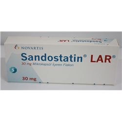 SANDOSTATIN LAR 30 mg X 1 PULB.+SOLV. PT. SOL. INJ. 30mg NOVARTIS ...