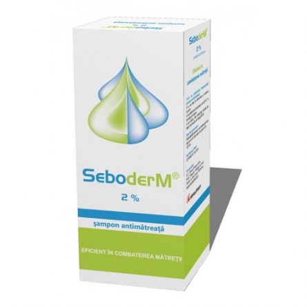 Seboderm Sampon antimatreata 2% 125 ml - la pret mic | Pfarma.ro