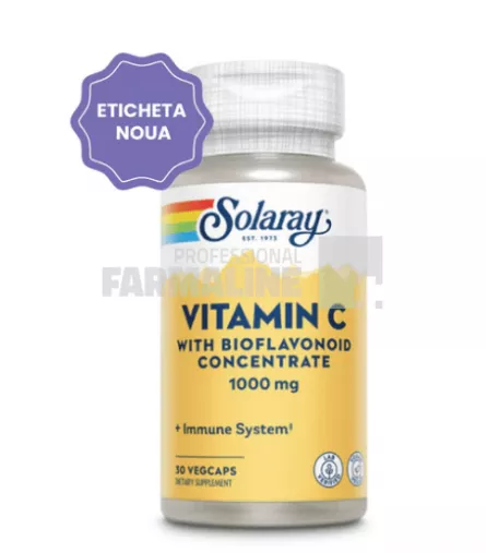 Secom Vitamina C 1000mg (Adulti) 30 capsule - la pret mic | Pfarma.ro