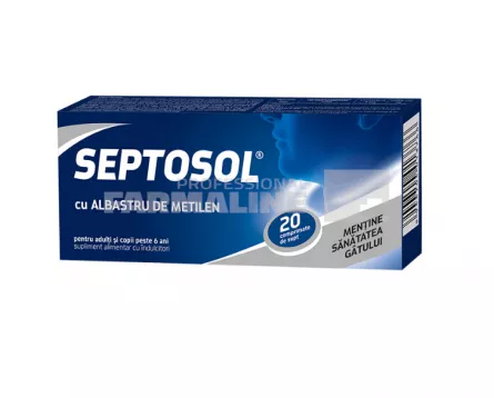 Septosol cu Albastru de metilen 20 comprimate de supt - la pret mic ...