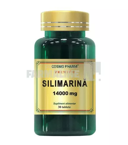 Silimarina 14000 mg 30 tablete - la pret mic | Pfarma.ro