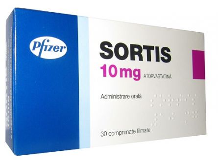 SORTIS 10 mg x 30 COMPR. FILM. 10mg PFIZER EUROPE MA EEI - Vezi ...