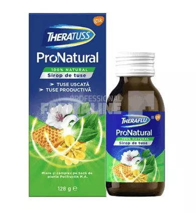 Theratuss ProNatural sirop de tuse 128 g - la pret mic | Pfarma.ro