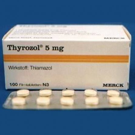 THYROZOL 5 mg x 100 COMPR. FILM. 5mg MERCK KGAA - Vezi prospectul ...