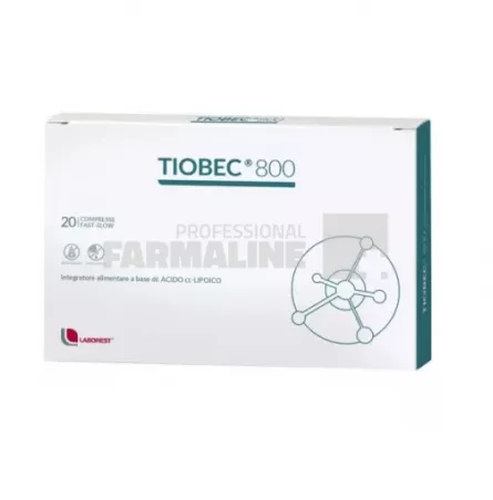 Tiobec 800 mg 20 comprimate - la pret mic | Pfarma.ro