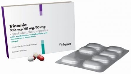 TRINOMIA 100 mg/20 mg/10 mg X 28 CAPS. 100mg/20mg/10mg FERRER ...
