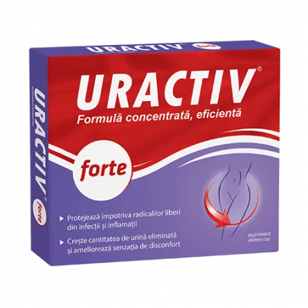 Uractiv Forte 10 capsule - la pret mic | Pfarma.ro