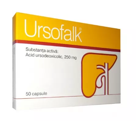 URSOFALK R x 50 CAPS. 250mg DR. FALK PHARMA GMBH - Vezi prospectul ...