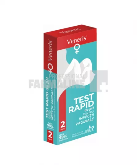 Veneris Test rapid de pH pentru infectii vaginale 2 bucati - la pret ...