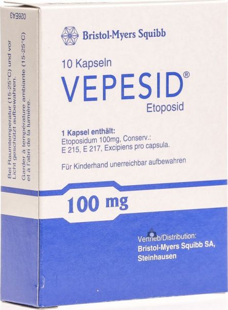 VEPESID x 10 CAPS. MOI 100mg BRISTOL MYERS SQUIBB - PHARMASWISS - Vezi ...