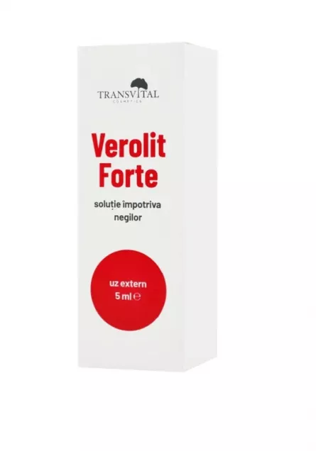 Verolit Forte Solutie impotriva negilor 5 ml - la pret mic | Pfarma.ro