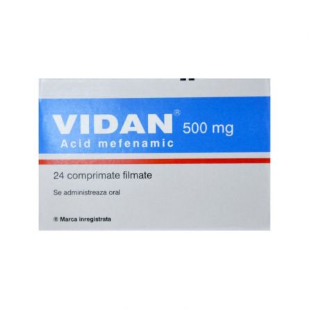 VIDAN x 24 COMPR. FILM. 500mg VIANEX SA - IMEDICA - Vezi prospectul ...