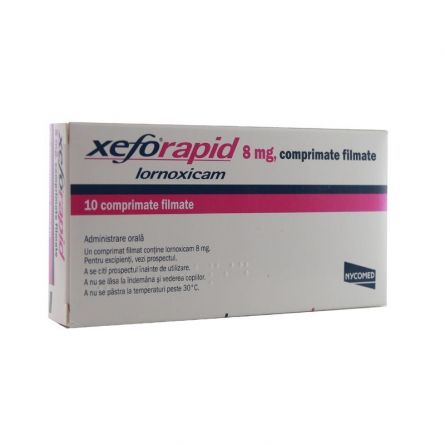 XEFO RAPID 8 mg X 10 COMPR. FILM. 8mg TAKEDA AUSTRIA GMBH NYCOMED ...