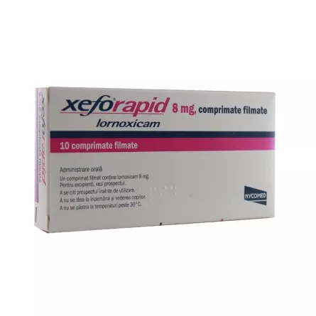 XEFO RAPID 8 mg X 10 COMPR. FILM. 8mg TAKEDA AUSTRIA GMBH NYCOMED ...