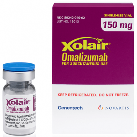 XOLAIR 150 mg x 1 - Vezi prospectul | Pfarma.ro
