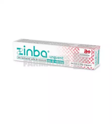 Zinba 250UI/ 5000UI/ g unguent 20 g - la pret mic | Pfarma.ro