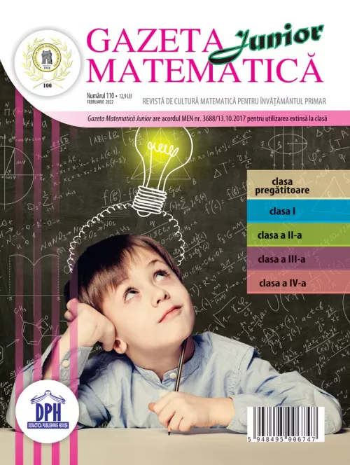Gazeta Matematica Junior - Comanda Online de la Editura DPH