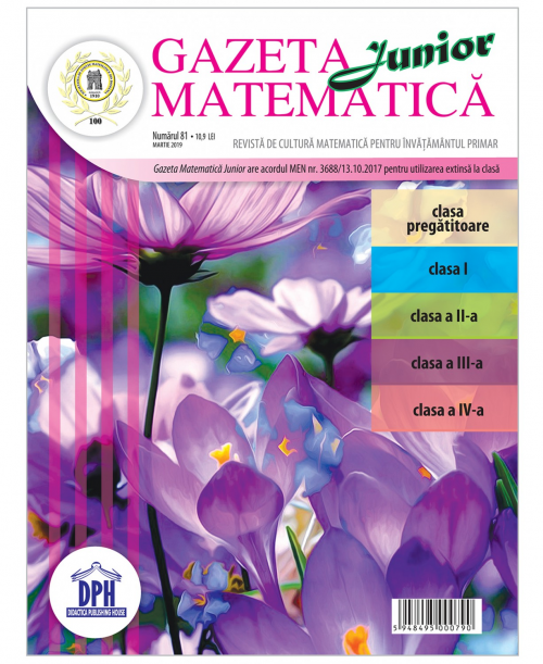 Gazeta Matematica Junior - Comanda Online de la Editura DPH