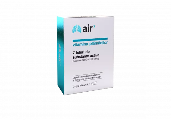 Air 7 Vitamina plamanilor, 30 capsule, Green Splid GREEN SP...