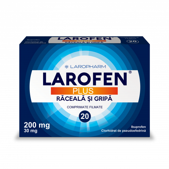 Larofen Plus, 200 mg, 20 comprimate, Laropharm LAROPHARM AN...