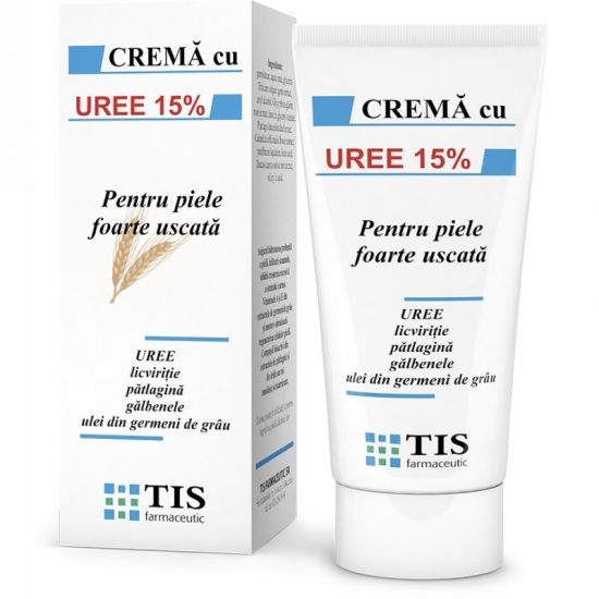 TIS CREMA CU UREE 15% 50ML TIS INGRIJIRE MAINI SI PICIOARE ...