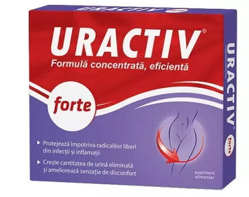 URACTIV FORTE FARA LACTOZA 20 CPS TERAPIA TERAPIA SUPLIMENT...