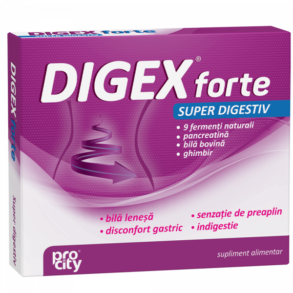 Digex Forte Super Digestiv, 10 capsule - Farmacia Dav