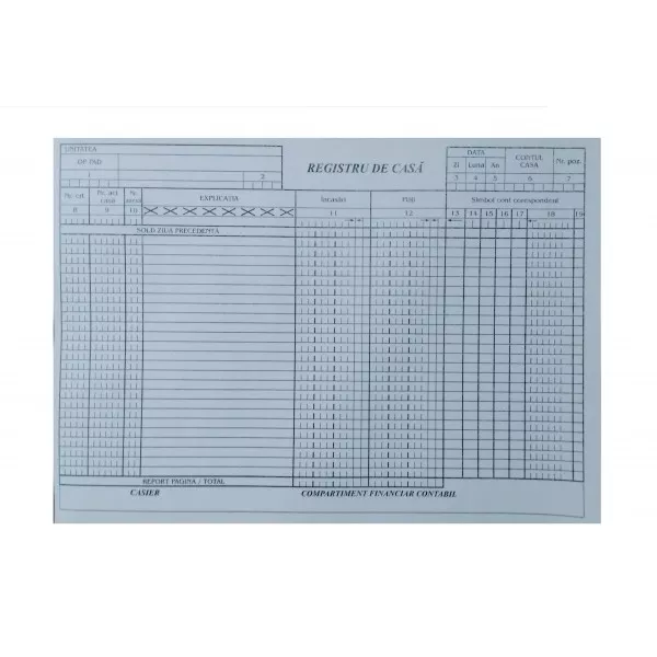 Tipizate REGISTRU CASA MODEL VECHI TP000022 CRTBirotica.ro
