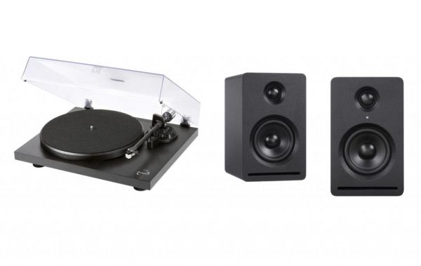 Pachet Pick-up Dynavox PS-300 + Boxe active Dynavox Impuls M...