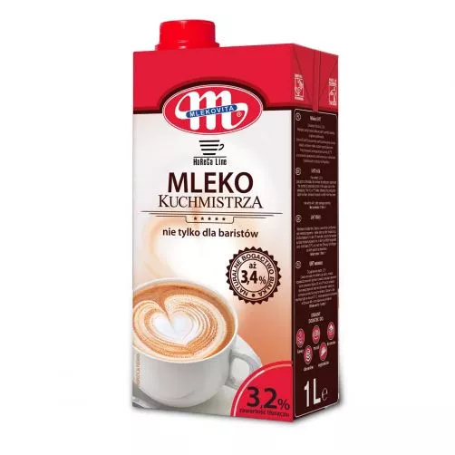 Lapte MLEKOVITA LAPTE BARISTA UHT 3.2% (12 X 1 L) 1492 Mleko...