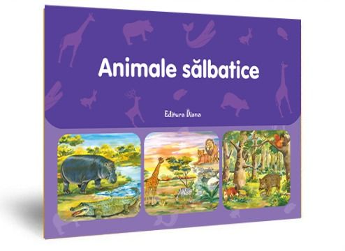Animale Salbatice Mapa | Editura Diana