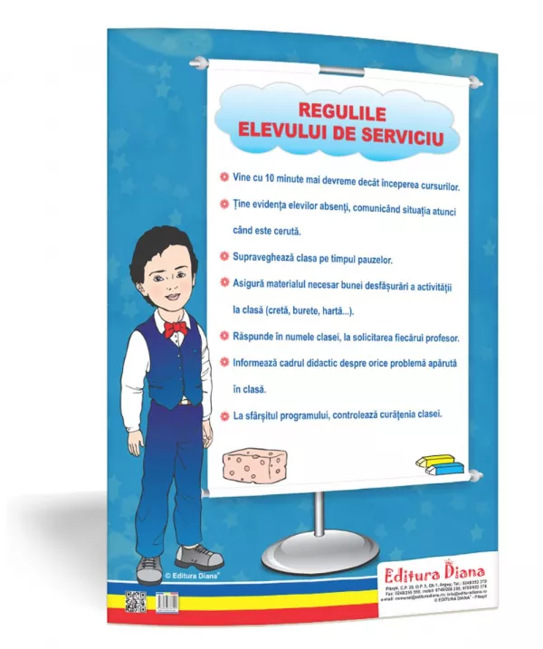 Regulile Elevului De Serviciu Plansa 50X70 Proiecte Tematice