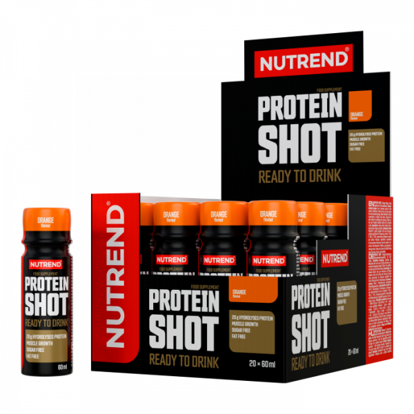 Nutrend Protein Shot 20x60ml | Whey & Izolat ᐈ Advanced Nu...