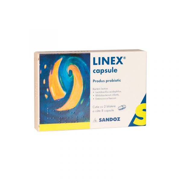 Probiotice si prebiotice Linex , 16 capsule Sandoz I16520 Sa...