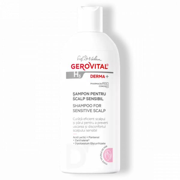 FARMEC GEROVITAL H3 DERMA+ SAMPON PENTRU SCALP SENSIBIL A0X0...