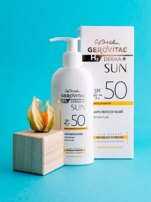 FARMEC GEROVITAL SUN LAPTE PROTECTIE SOLARA SPF 50 150 ML A0...