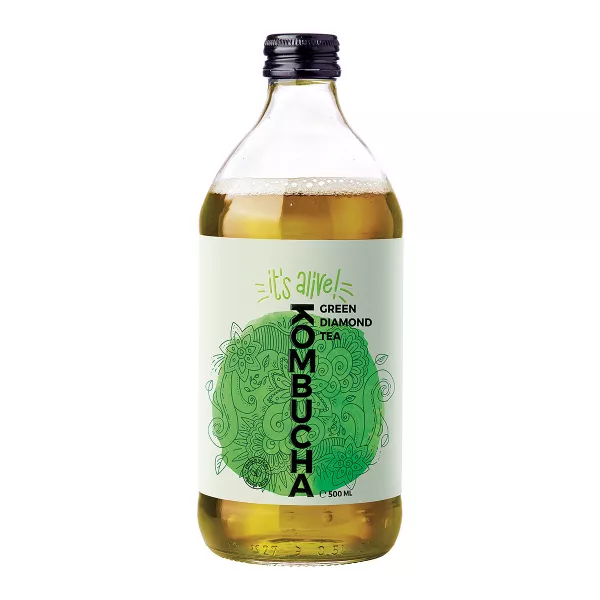 Ceai Kombucha Green Diamond 500 ml It's Alive ᐈ AsianFood....