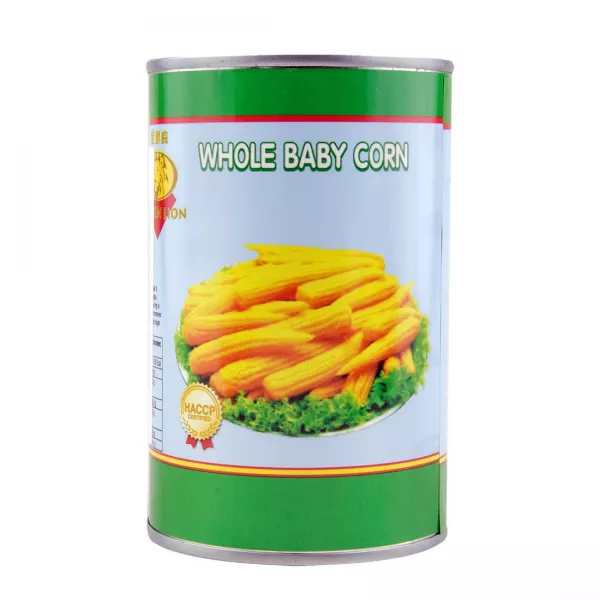 Porumb baby intreg GL 425g GOLDEN LION ᐈ AsianFood.ro