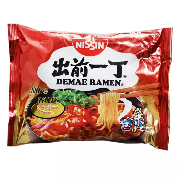 Supa instant Spicy Demae Ramen NISSIN 100g NISSIN ᐈ AsianF...